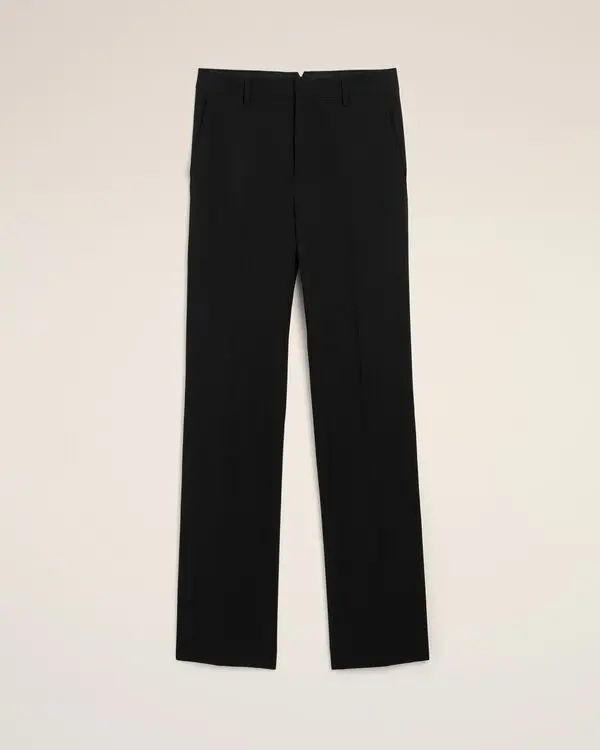 AMI Paris Straight-fit Wool Trousers