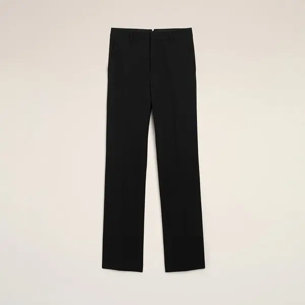 AMI Paris Straight-fit Wool Trousers