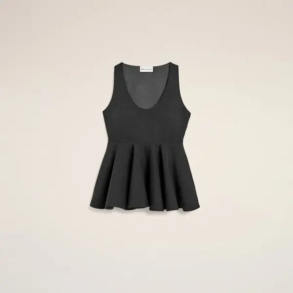AMI Paris Sleeveless Wool Top
