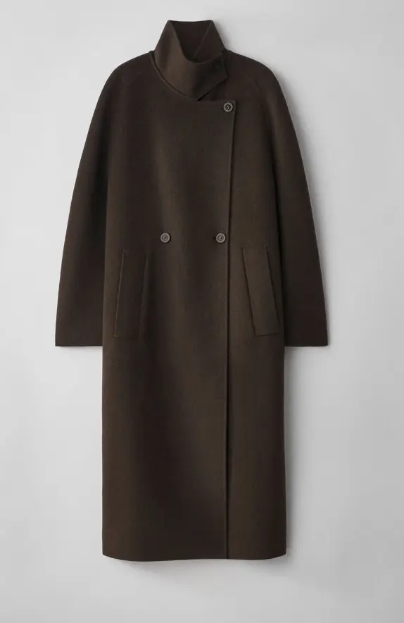LISA YANG Double-button Coat - Brown