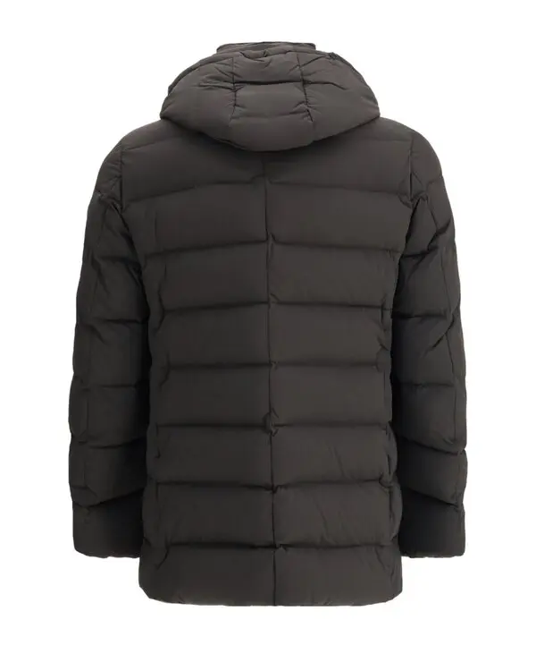 MOORER Florio Double-breasted Padded Jacket - Black