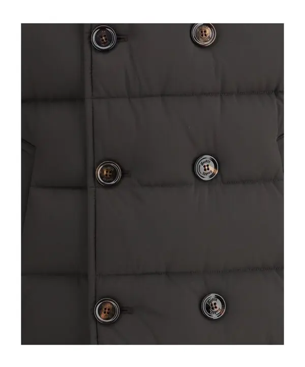 MOORER Florio Double-breasted Padded Jacket - Black