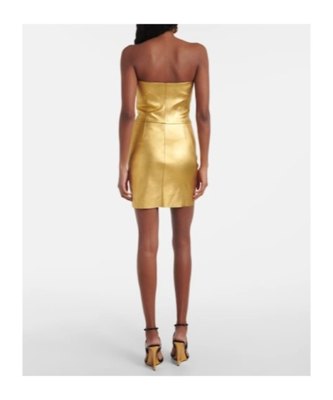 Stouls Amina Metallic Leather Minidress
