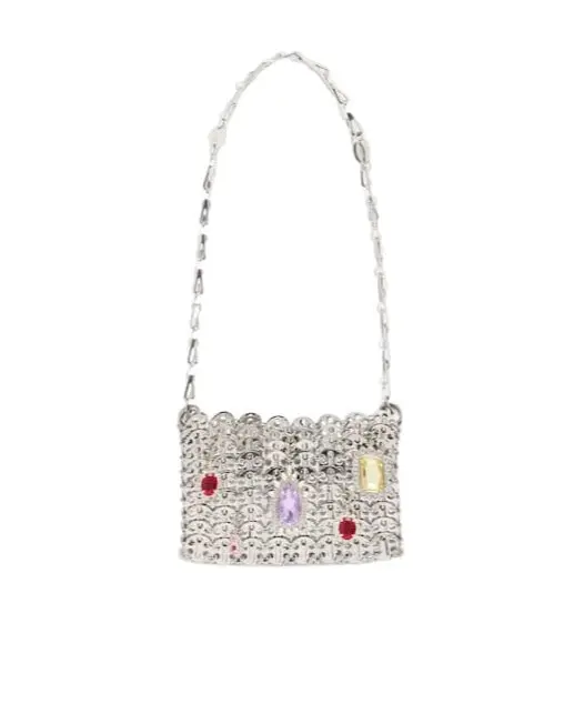Rabanne 1969 Nano Embellished Shoulder Bag