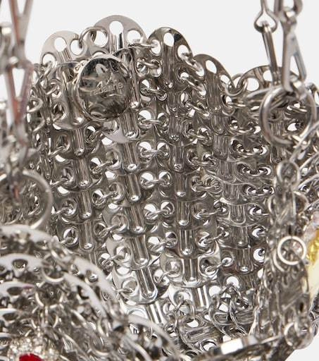 Rabanne 1969 Nano Embellished Shoulder Bag