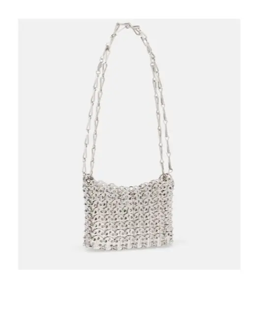 Rabanne 1969 Nano Embellished Shoulder Bag