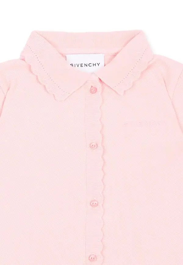 Givenchy Pleated Scalloped-trim Dress