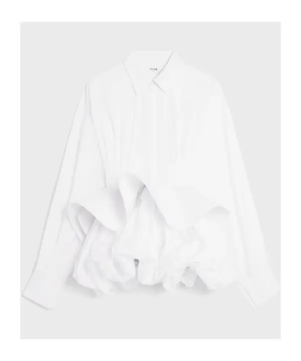 Celine Cotton Poplin Shirt Dress