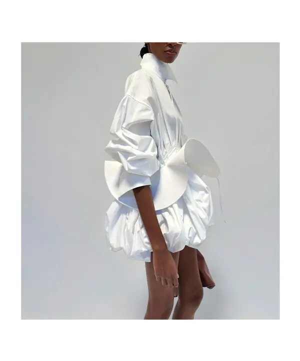 Celine Cotton Poplin Shirt Dress