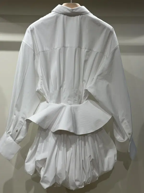 Celine Cotton Poplin Shirt Dress