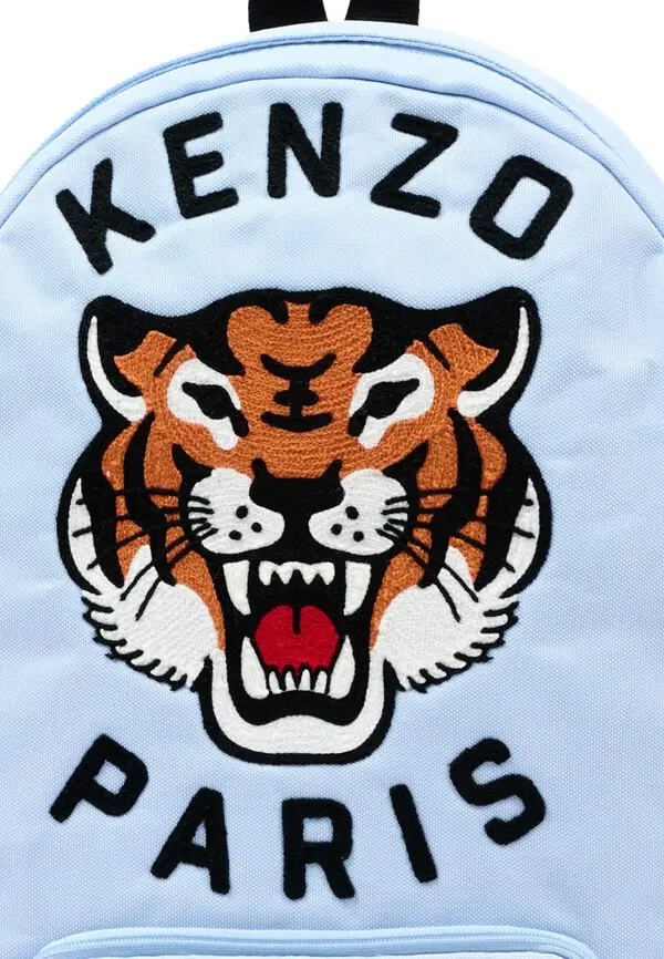 Kenzo Tiger Motif Embroidered Backpack