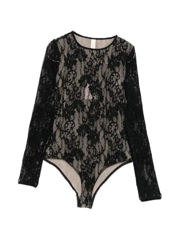 Zimmermann Lace Bodysuit - Black