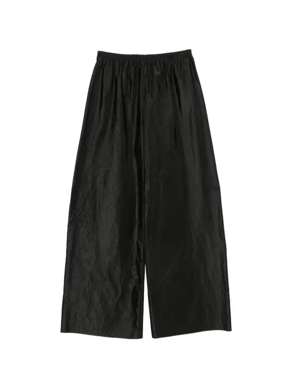 THE ROW Gala Silk Trousers - Black
