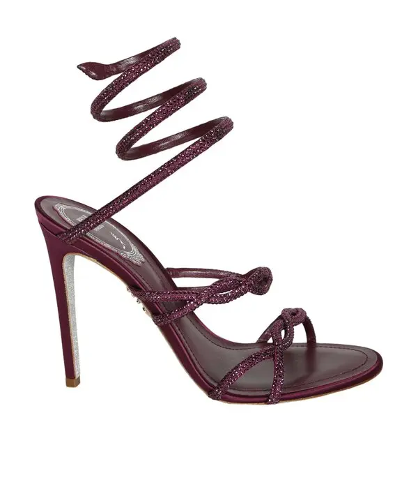 Rene Caovilla Embellished Stiletto Heeled Sandals