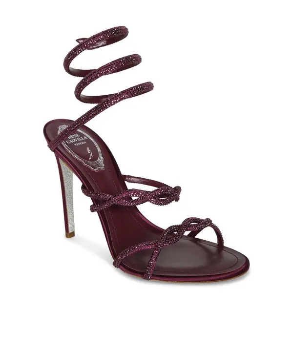 Rene Caovilla Embellished Stiletto Heeled Sandals