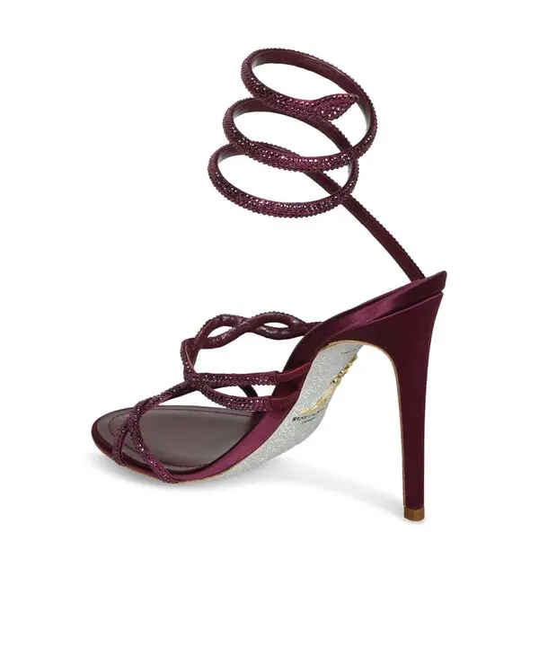 Rene Caovilla Embellished Stiletto Heeled Sandals