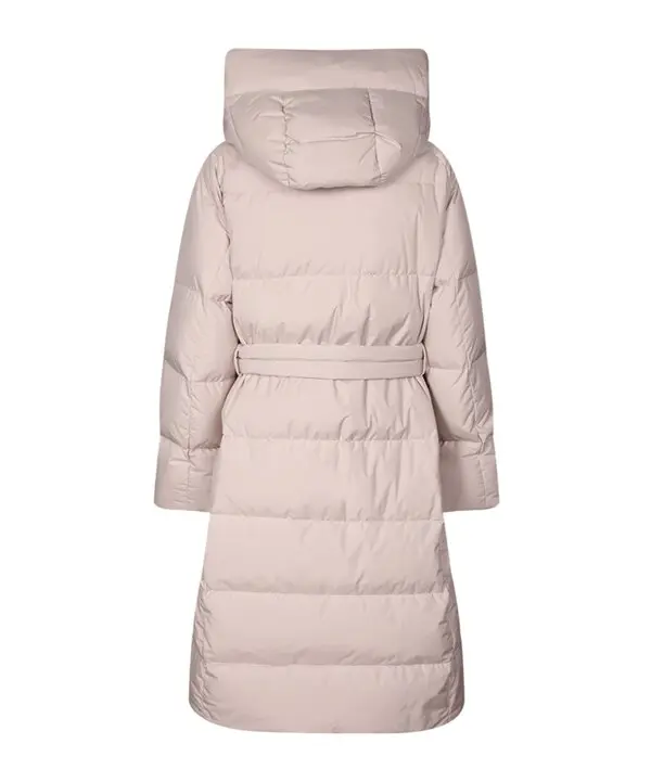MOORER Belted Hooded Puffer Jacket