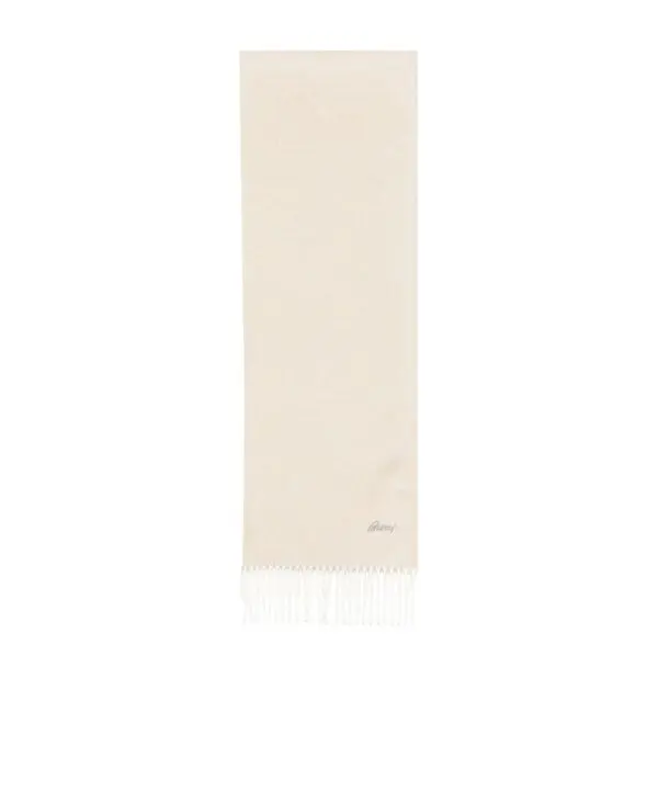 Brioni Tasseled Scarf - Beige