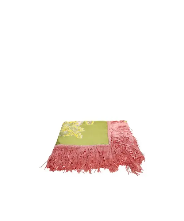 La DoubleJ Tasseled Scarf - Pink