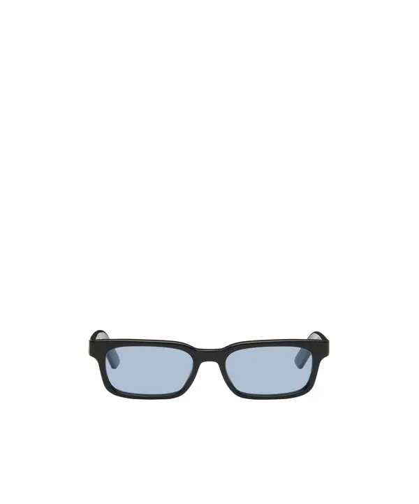 RETROSUPERFUTURE Gesto Rectangular Acetate Sunglasses - Black