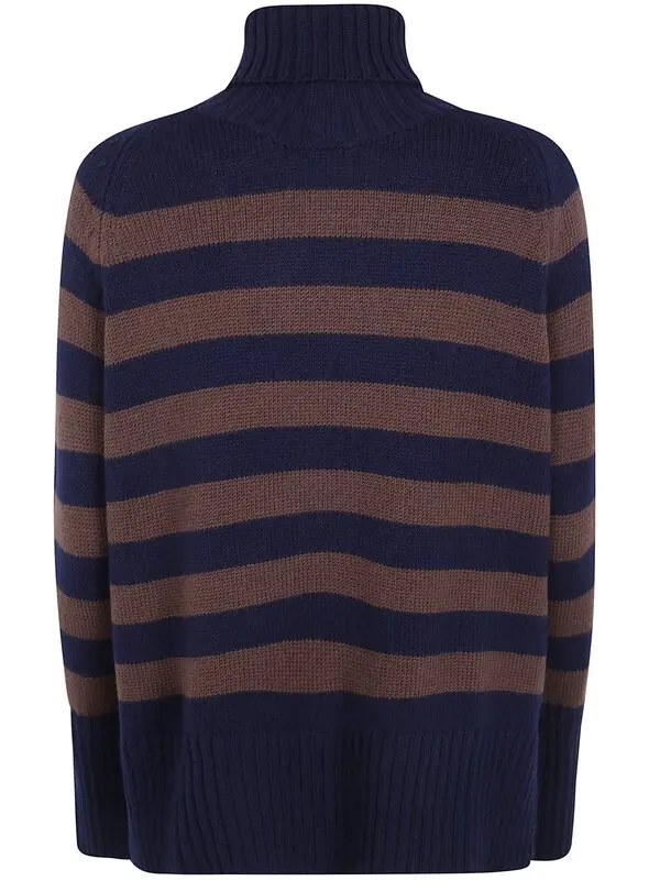 BASERANGE Long-sleeved Striped Sweater