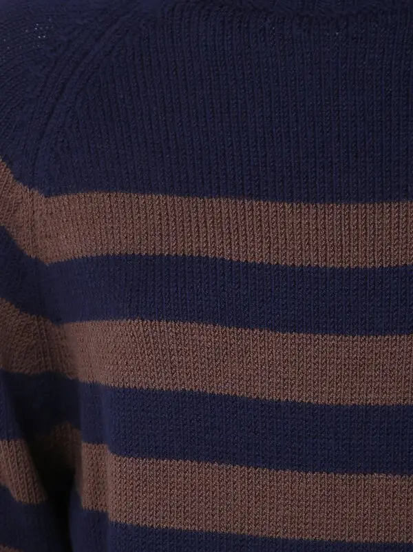 BASERANGE Long-sleeved Striped Sweater