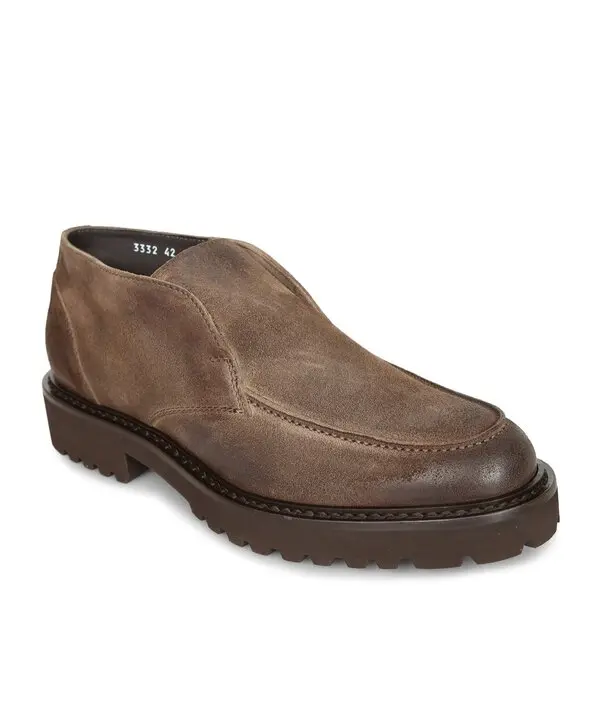 DOUCAL'S Round-toe Suede Chelsea Boots
