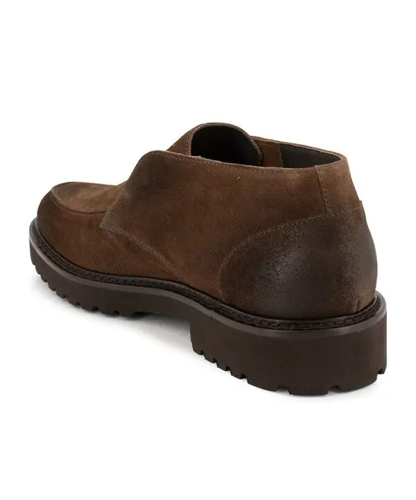 DOUCAL'S Raised-stitch Suede Ankle Boots