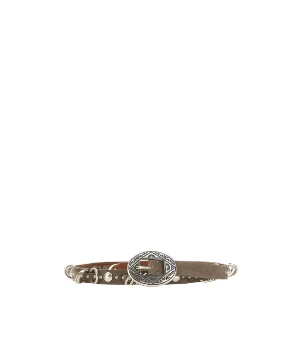 GOLDEN GOOSE Studded Buckle Belt