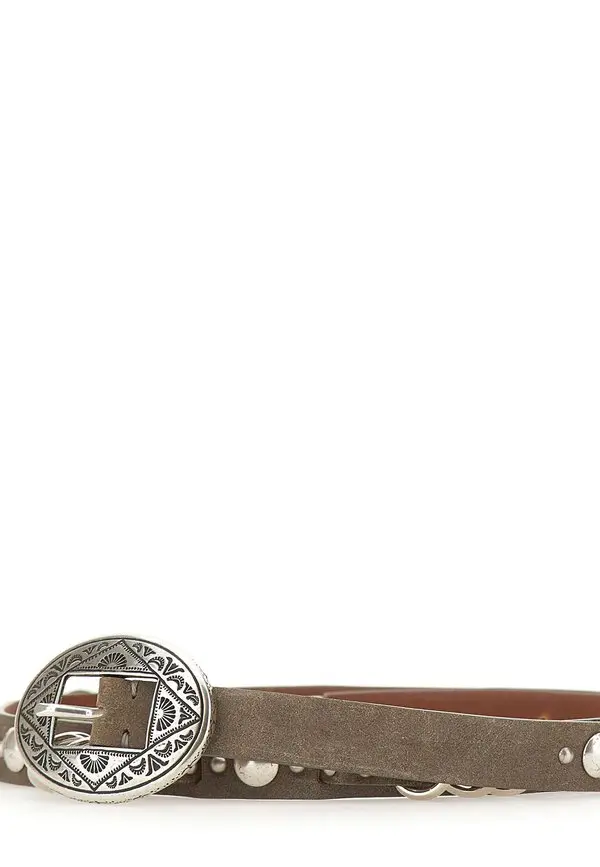 GOLDEN GOOSE Studded Buckle Belt