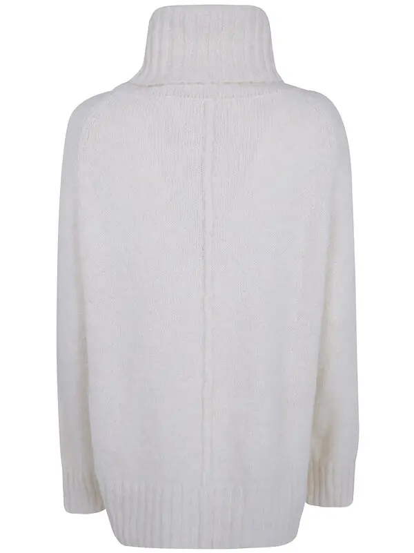 BASERANGE Long-sleeved High Neck Sweater