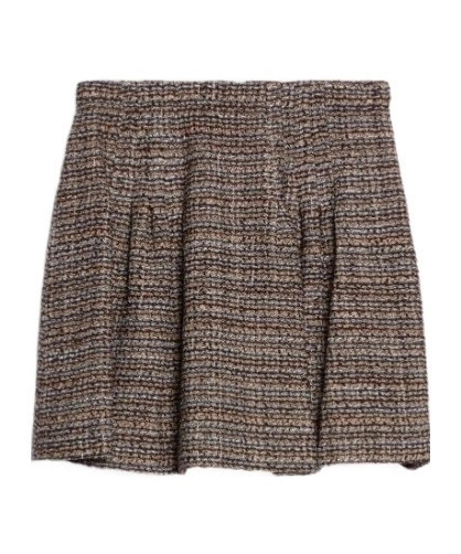 IBLUES Textured Tweed Skirt