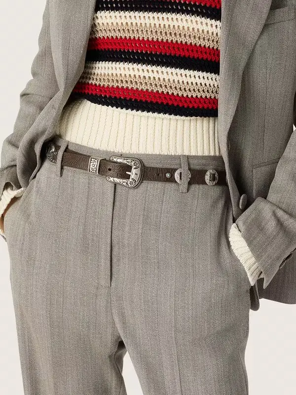 GOLDEN GOOSE Lace Belt
