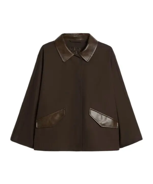 IBLUES A-line Jacket With Embellished Collar