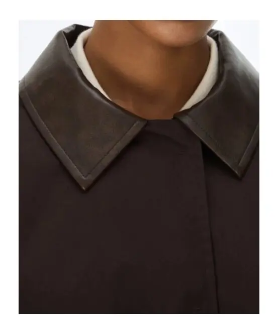 IBLUES A-line Jacket With Embellished Collar