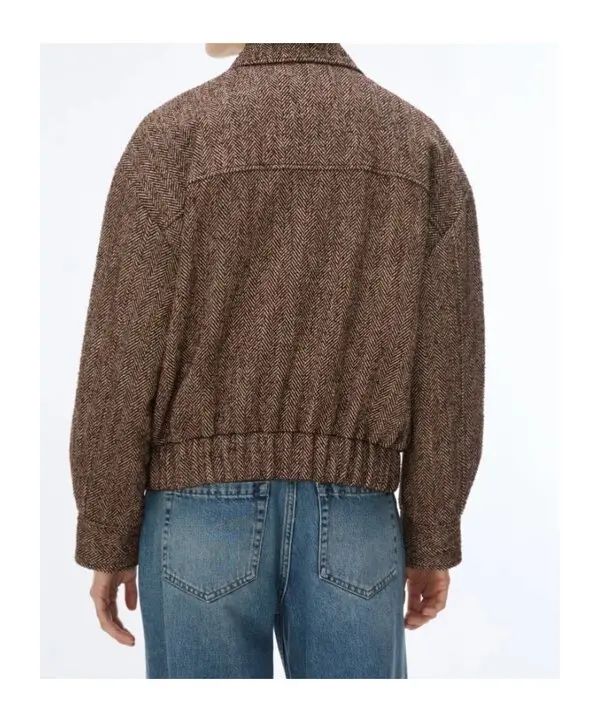 IBLUES Textured Tweed Jacket
