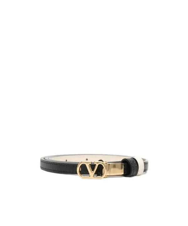 Valentino Garavani Logo Belt - Black