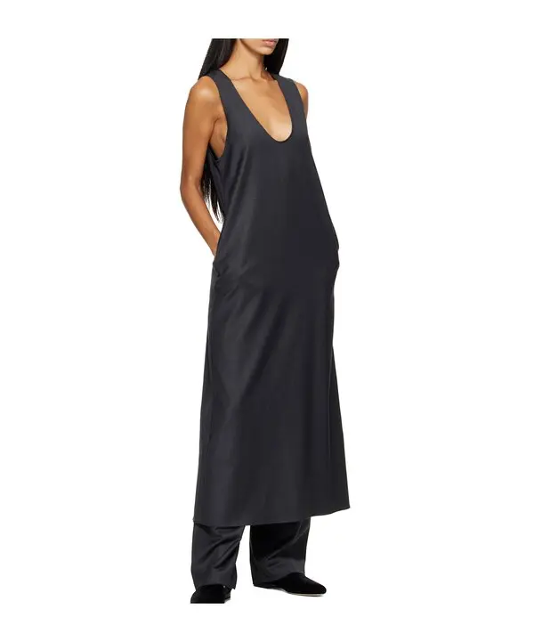 SSSTEIN Sleeveless Maxi Dress With V-neck