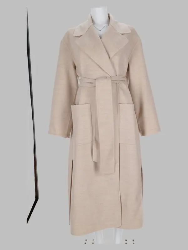 Fabiana Filippi Belted Wrap Coat With Patch Pockets