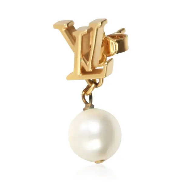 LOUIS VUITTON Gold-plated Iconic Louisa Earrings