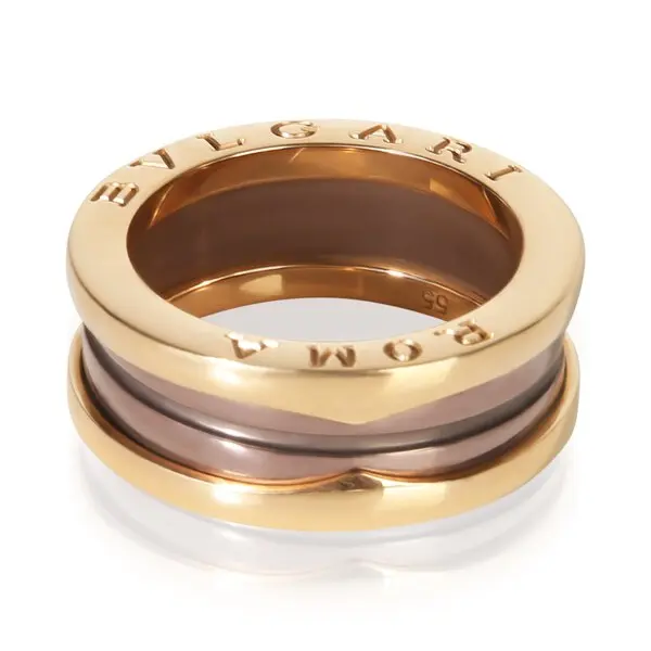 BVLGARI B.zero1 Rose Gold & Bronze Metal Ring - Rose_gold