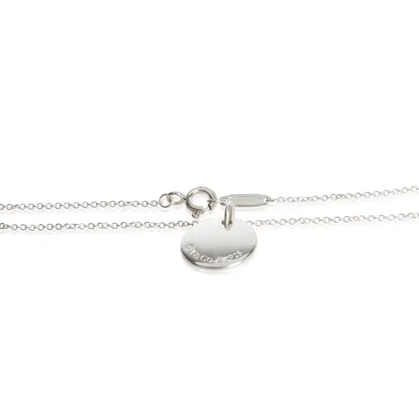 Tiffany & Co. Sterling Silver "k" Initial Pendant Necklace