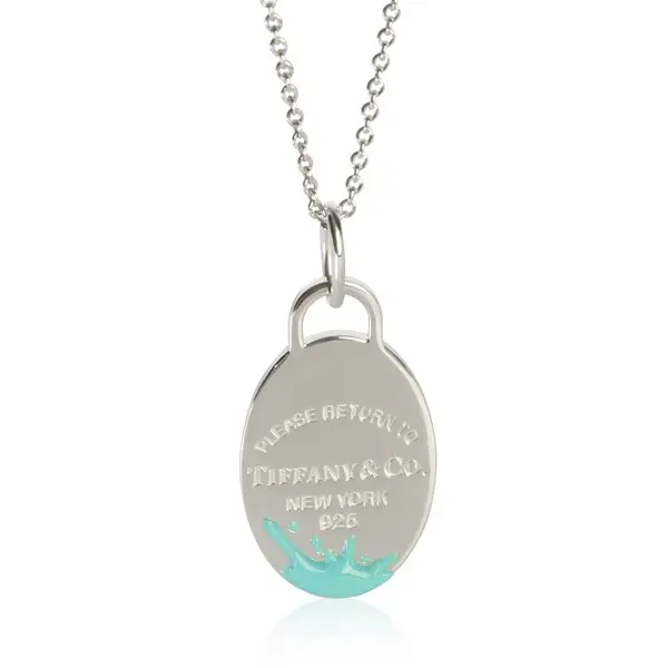 Tiffany & Co. Sterling Silver Return To Splash Pendant Necklace