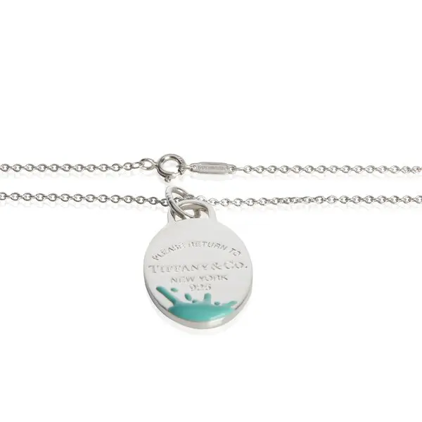 Tiffany & Co. Sterling Silver Return To Splash Pendant Necklace