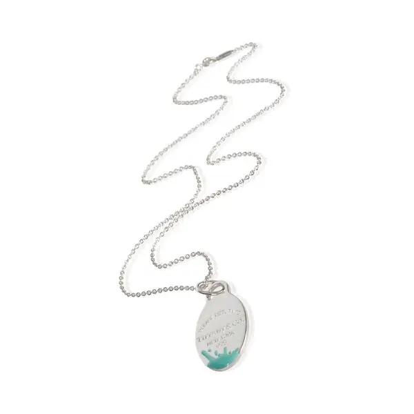 Tiffany & Co. Sterling Silver Return To Splash Pendant Necklace