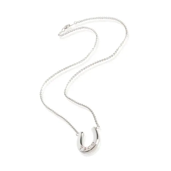 Tiffany & Co. Sterling Silver Horseshoe Pendant Necklace