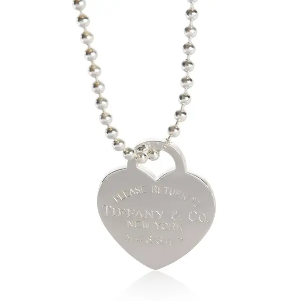Tiffany & Co. Sterling Silver Return To Heart Pendant Necklace