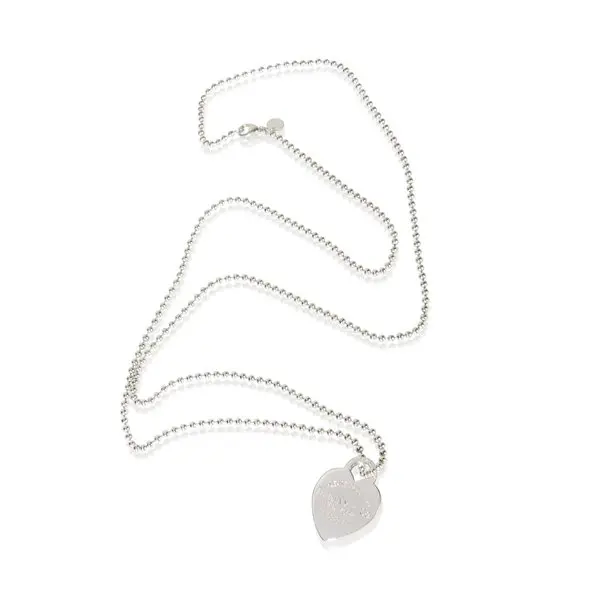 Tiffany & Co. Sterling Silver Return To Heart Pendant Necklace