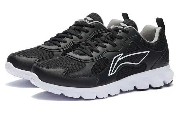 LI-NING Basic Running Shoes 'black White