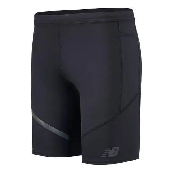NEW BALANCE Q Speed 9 Inch Half Tights Asia Sizing - Black